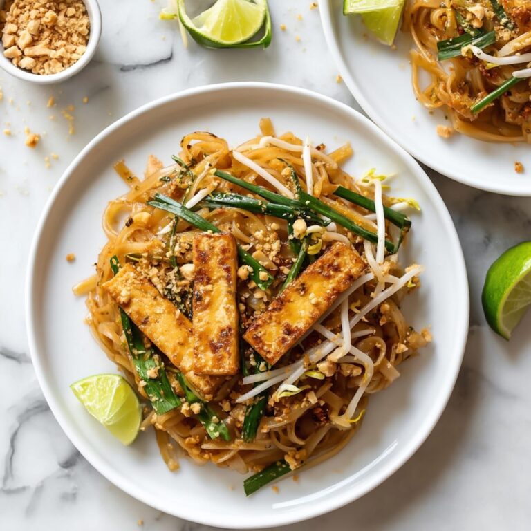 Vegan Pad Thai with Tofu (Inspired by Pad Mee Korat) - Thai-Foodie