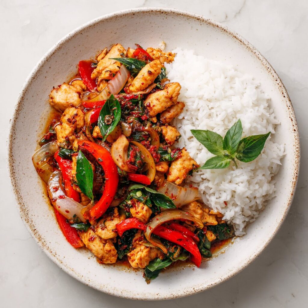 Pad Nam Prik Pao | Thai Chicken and Vegetable Chili Paste Stir-Fry ...